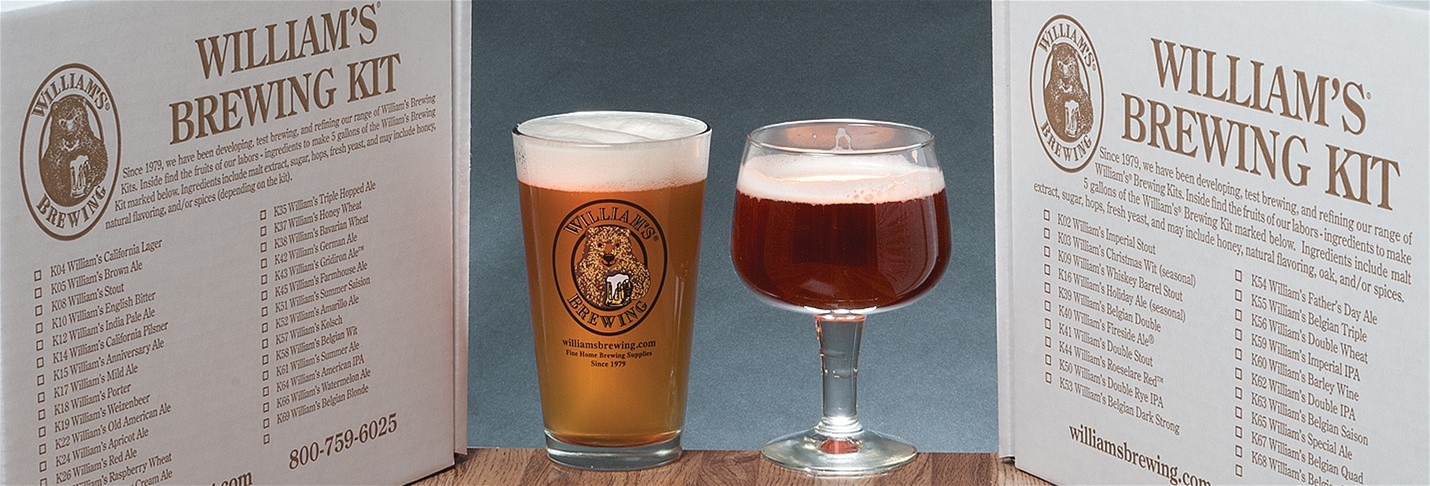 Homebrewing kits created from 45+ years experience - William’s Brewing