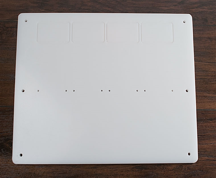 Polypropylene Gas Board for 4 Inline Regulators