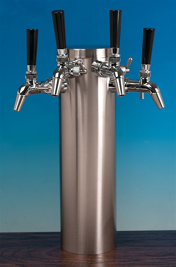 Nukatap Quad Flow Control Draft Beer Tower