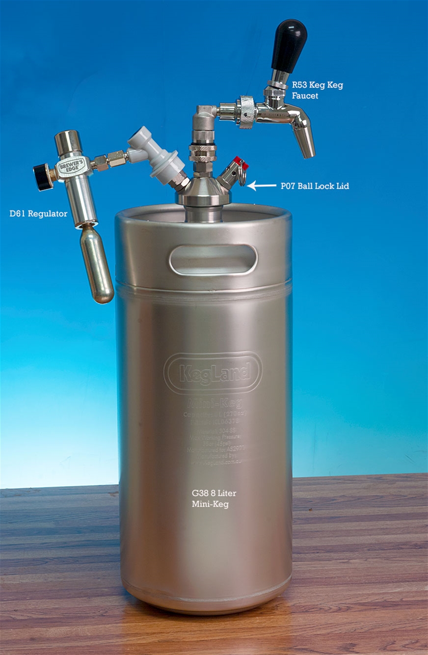 8 Liter KegLand Mini Keg