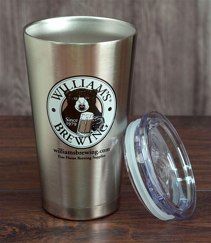 William's Insulated Stainless Beer Glass