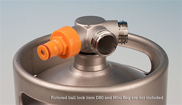KegLand Mini Keg Low Profile Fitting