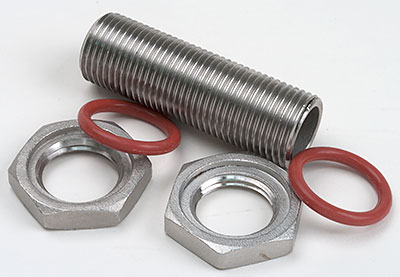 Variable Length Weldless 1/2" Npt Stainless Bulkhead